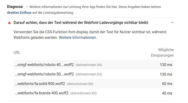 Fix: Web Font Loader (webfont.js) - PageSpeed Insights Problem | Heiko Frenzel